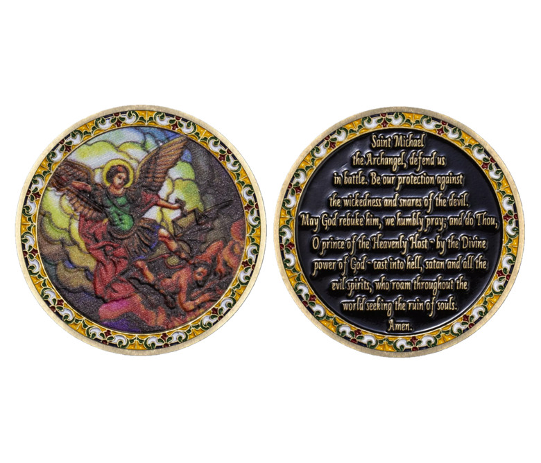St Michael the Archangel Coin – The Lord Miles Routledge Store