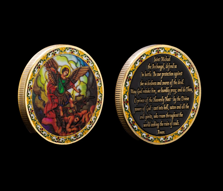 St Michael the Archangel Coin – The Lord Miles Routledge Store